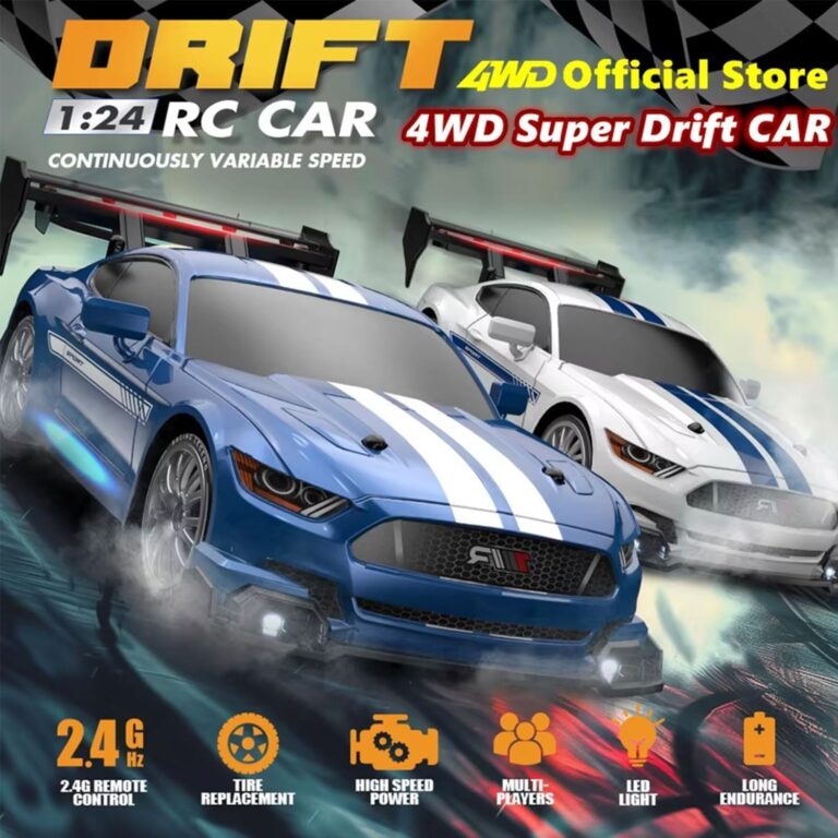 MICROMINI RC Drift Car 1:24 Scale 4WD High Speed | Remote Control Car ...